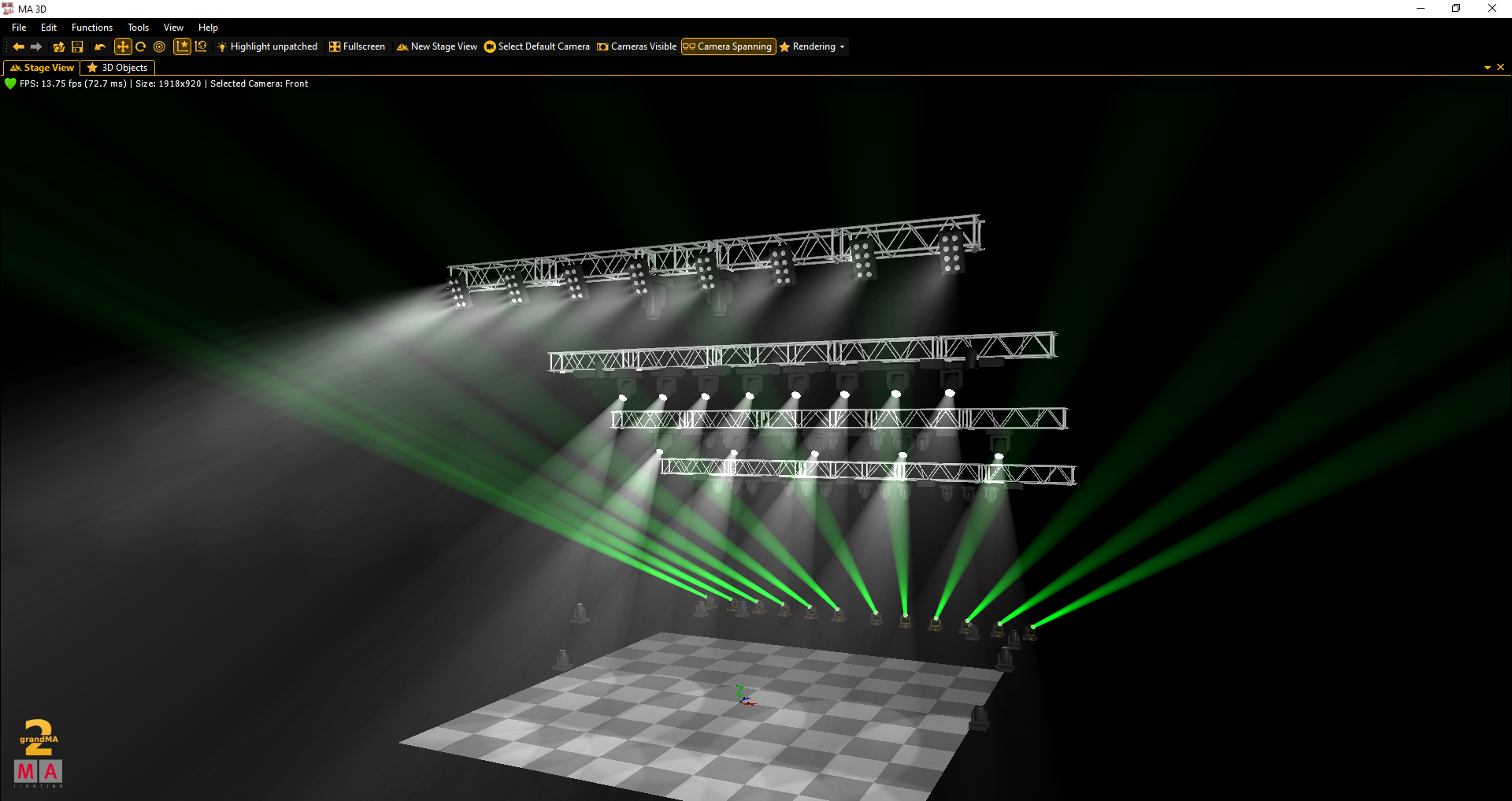 Vectorworks to MA3D | Yoshi-Lights